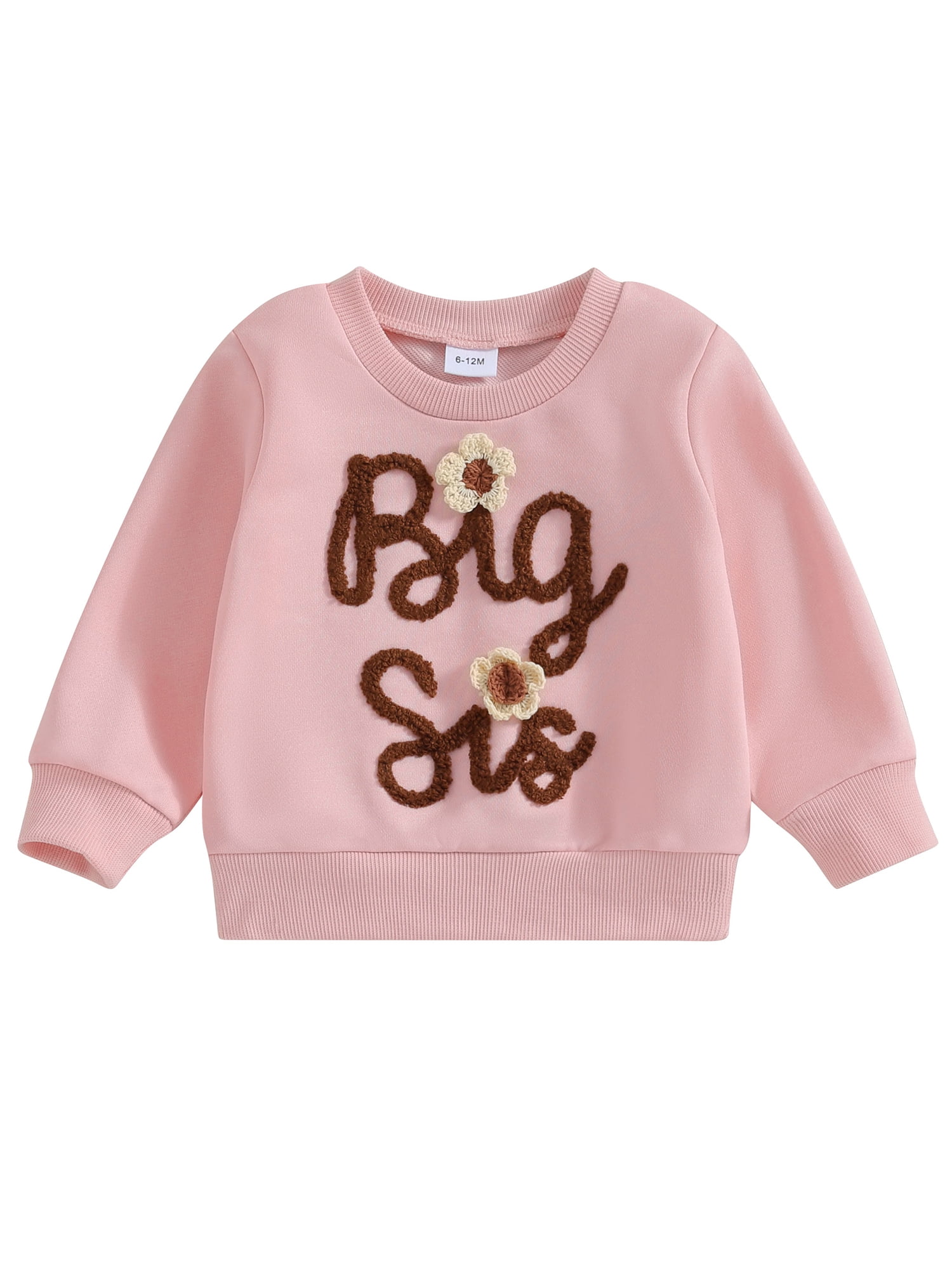 Bslissey Toddler Baby Girl Casual Sweatshirt Long Sleeve Letter ...