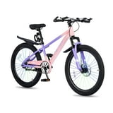 Bstjewey 20/24 Inch Kids Mountain Bike, Dual Disc Brakes, Suspension ...