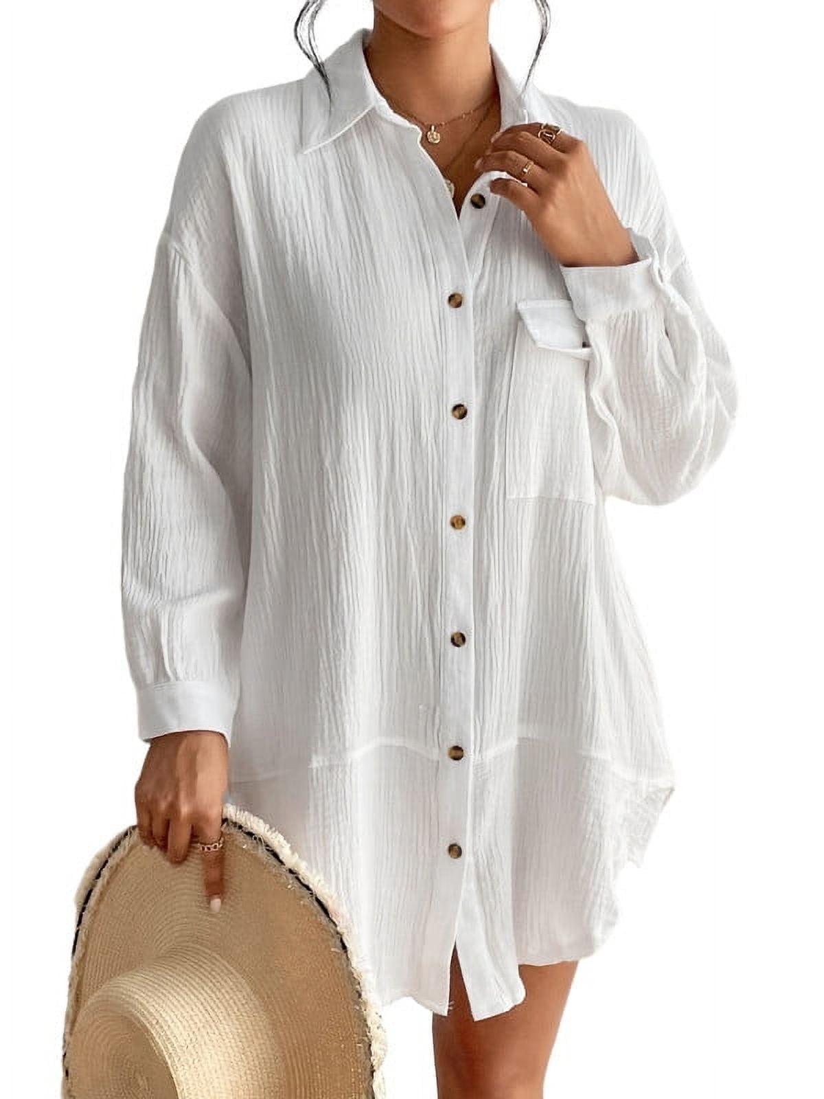 Bsubseach Cotton Bikini Cover Ups for Women Comfortable Summer Outfits ...