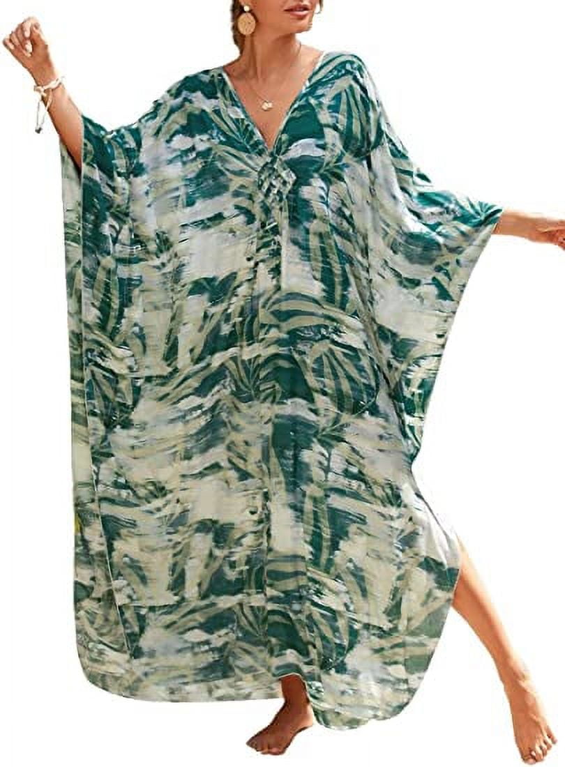Bsubseach Kaftan Dresses Cover Up for Swimwear Women Plus Size Caftan ...