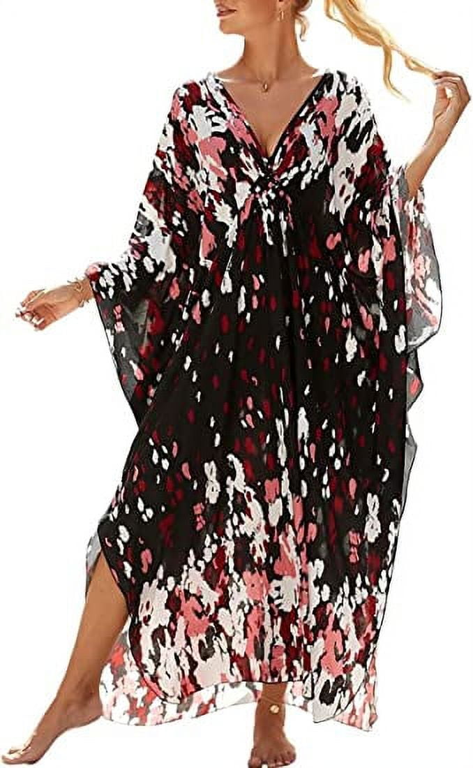 Bsubseach Kaftan Dresses Cover Up for Swimwear Women Plus Size Caftan ...