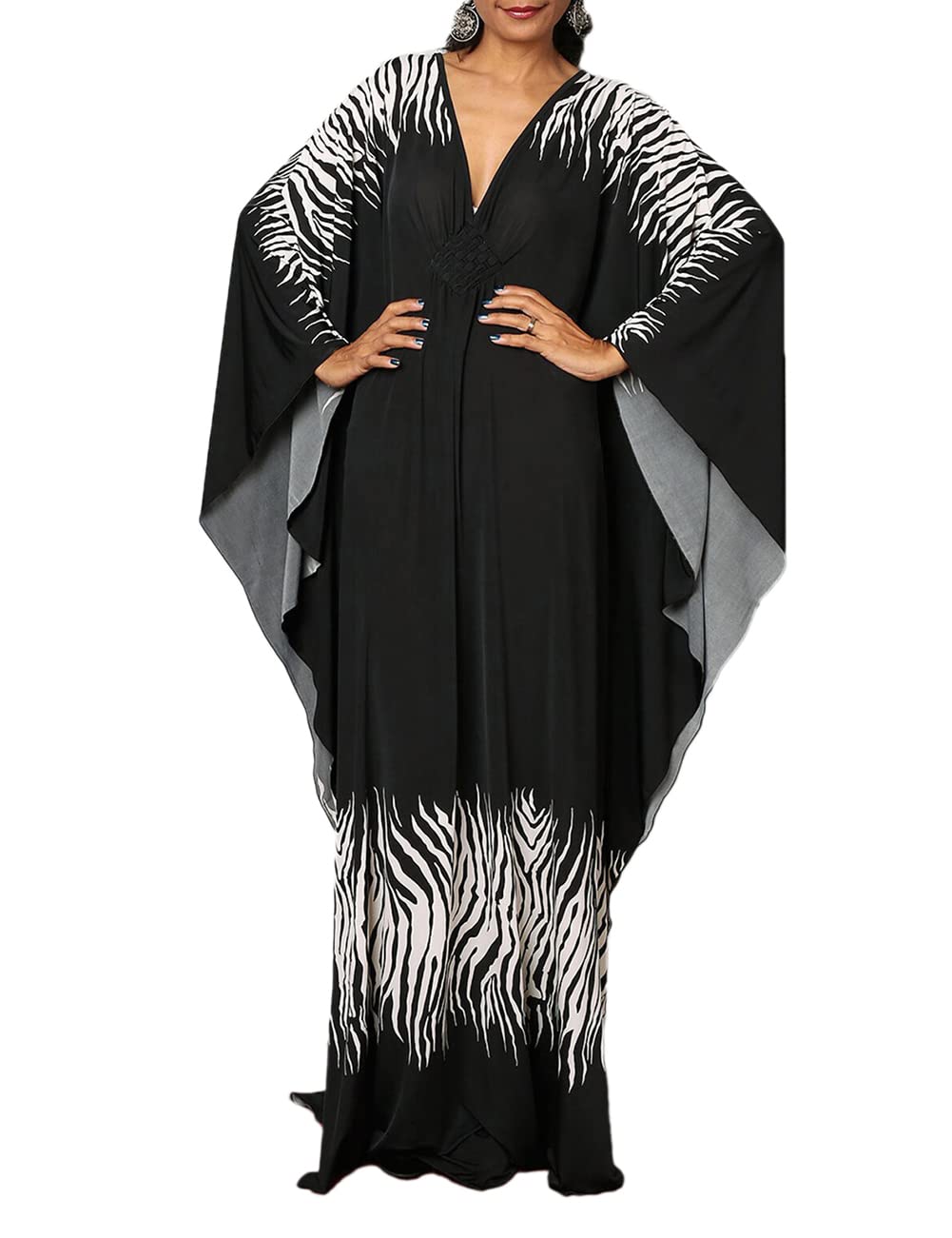 Bsubseach Plus Size Caftan Dress for Women Swimsuit Cover Ups Summer ...