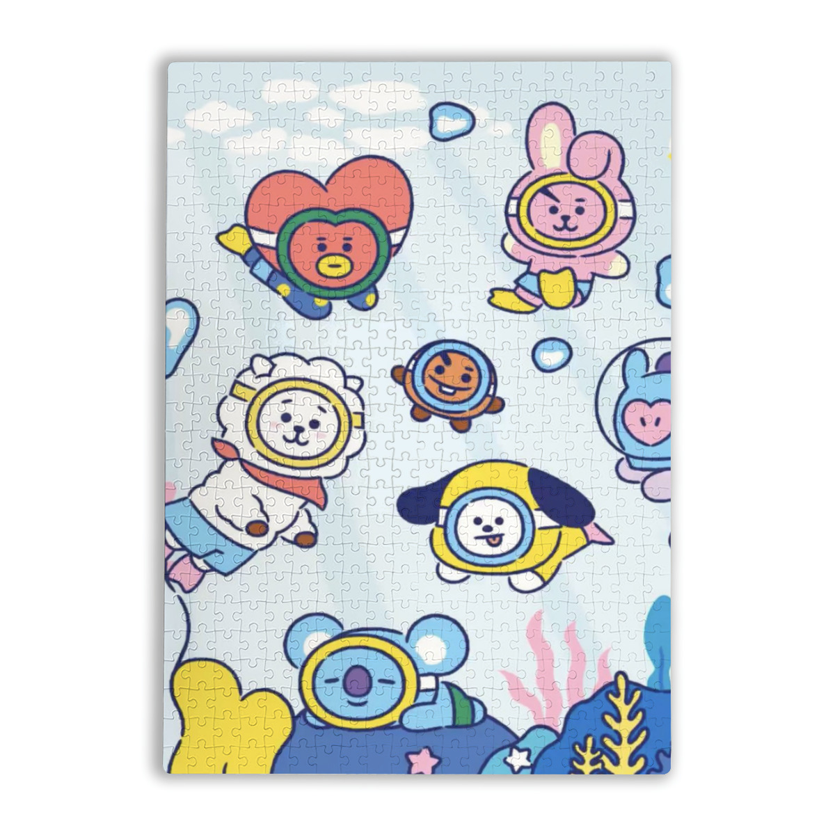 Bt21 Jigsaw Puzzle 300 Pieces, Cartoon Perfect Interlocking Dust-Free ...
