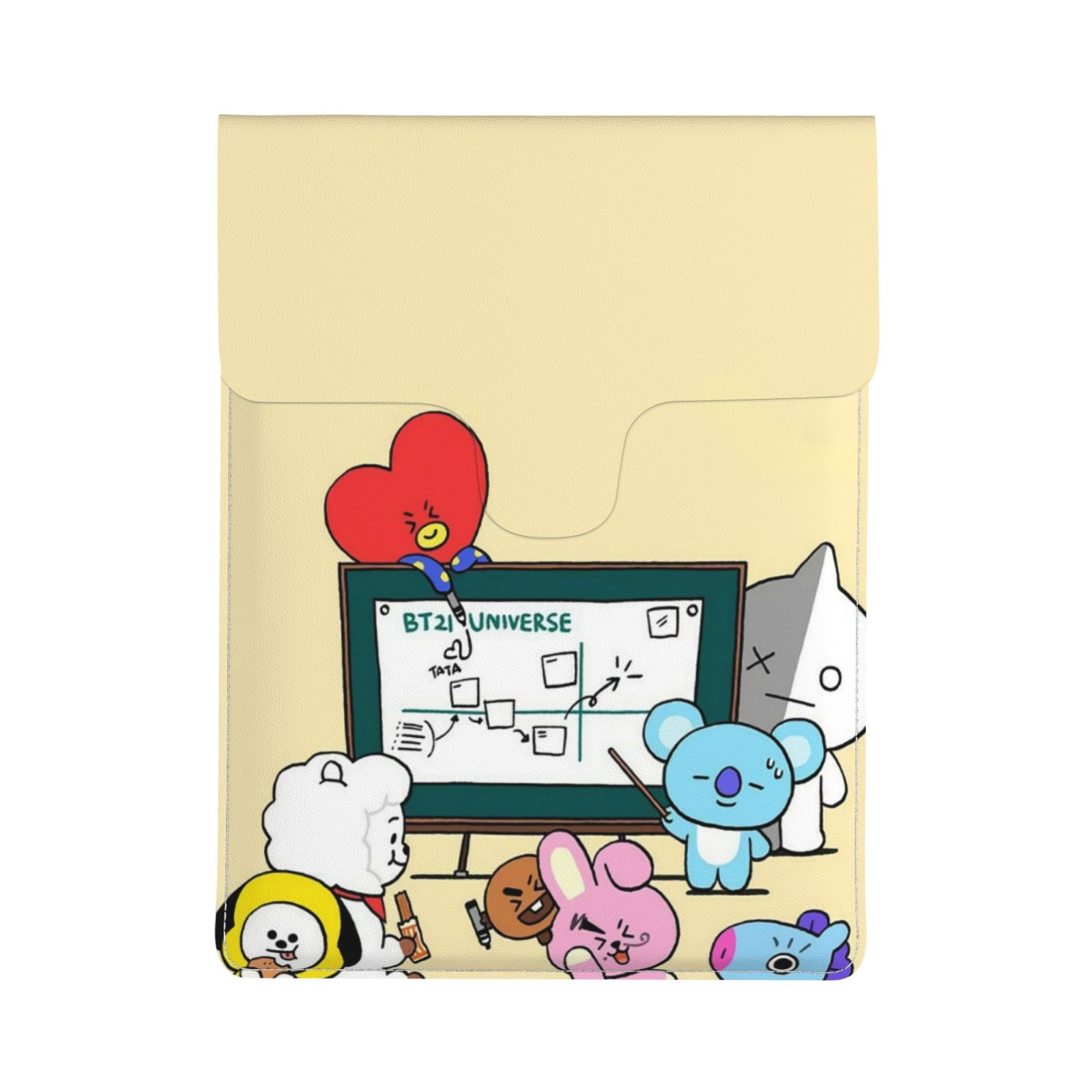 Bt21 Leather Laptop Sleeve Computer Case Notebook Cover -13-Inch Laptop ...