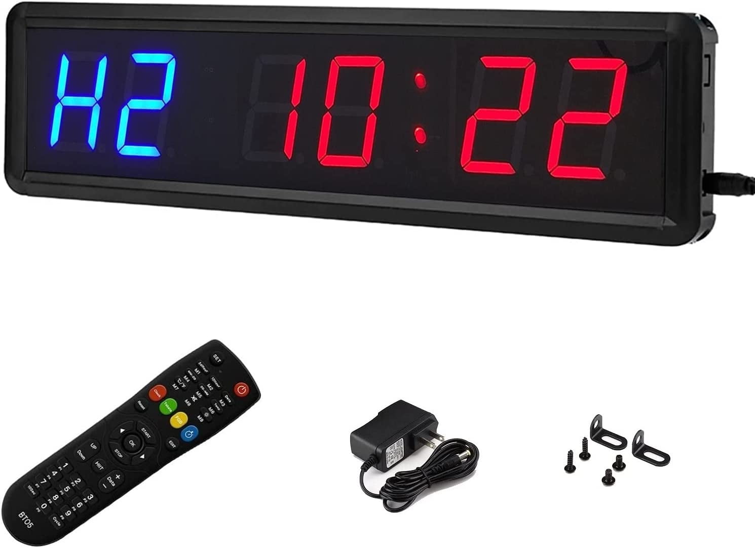 Btbsign 1.8'' LED Interval Workout Timer Countdown Stopwatch - Walmart.com