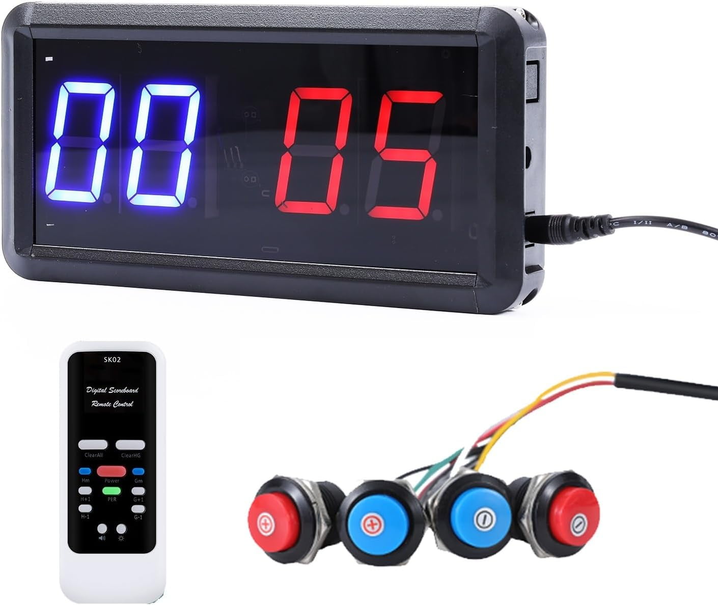 Btbsign Electronic Score Keeper Scoreboard for Cornhole Basketball Ping ...