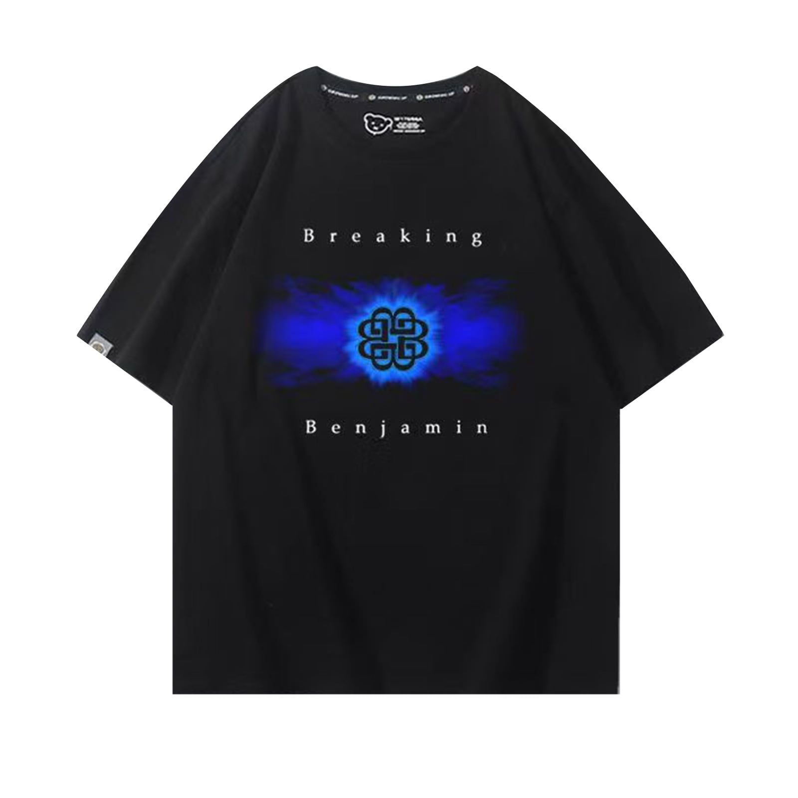 Bteaking Benjamin Shirt - Everyday Casual Black Short Sleeve S-3XL One ...