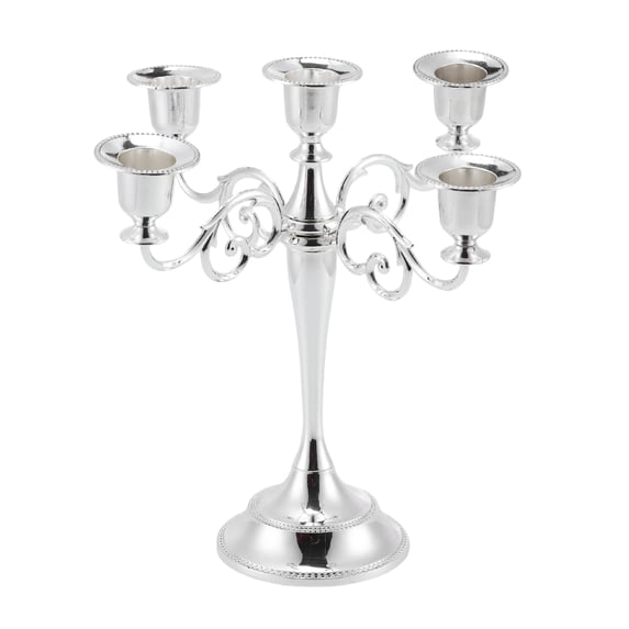 Btidfty 10.63 Inch 5-Candle Candlestick Candle Holders Detachable ...