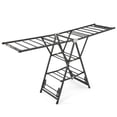 Btidfty 70.87in Clothes Drying Rack Foldable Laundry Drying Rack with ...