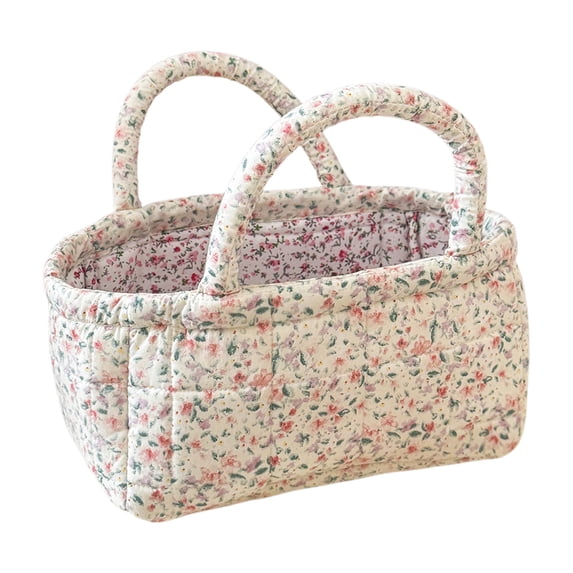 Btidfty Boho Fabric Storage Basket Collapsible Clothes Storage Bucket ...