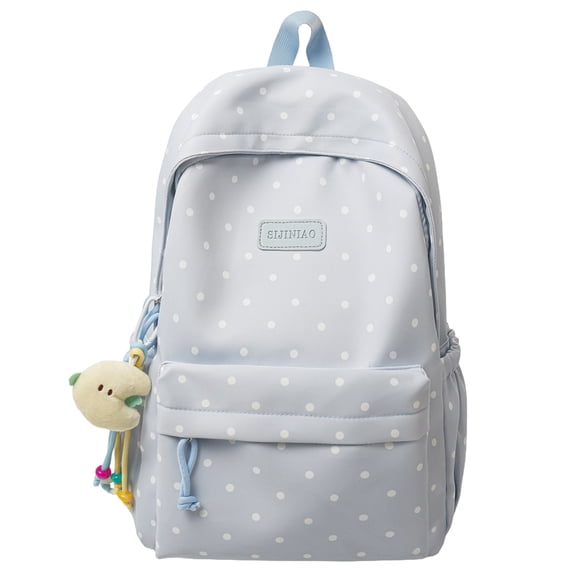Btidfty Cute Polka Dot Laptop Backpack Large Capacity Travel Backpack ...