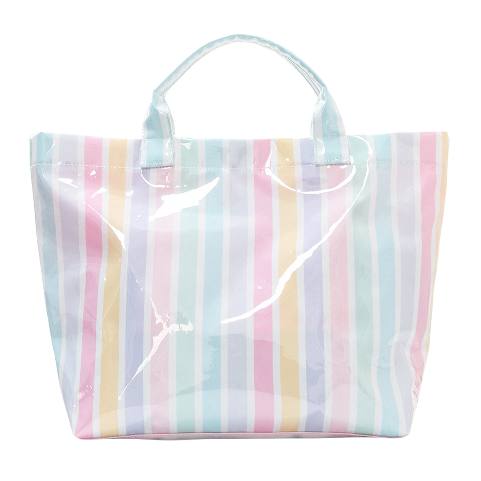 Btidfty Pvc Lightweight Canvas Handbag Large Capacity Portable Travel ...