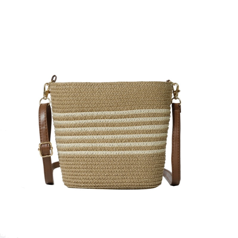 Btidfty Straw Woven Shoulder Bag Large Capacity Trendy Summer Beach ...