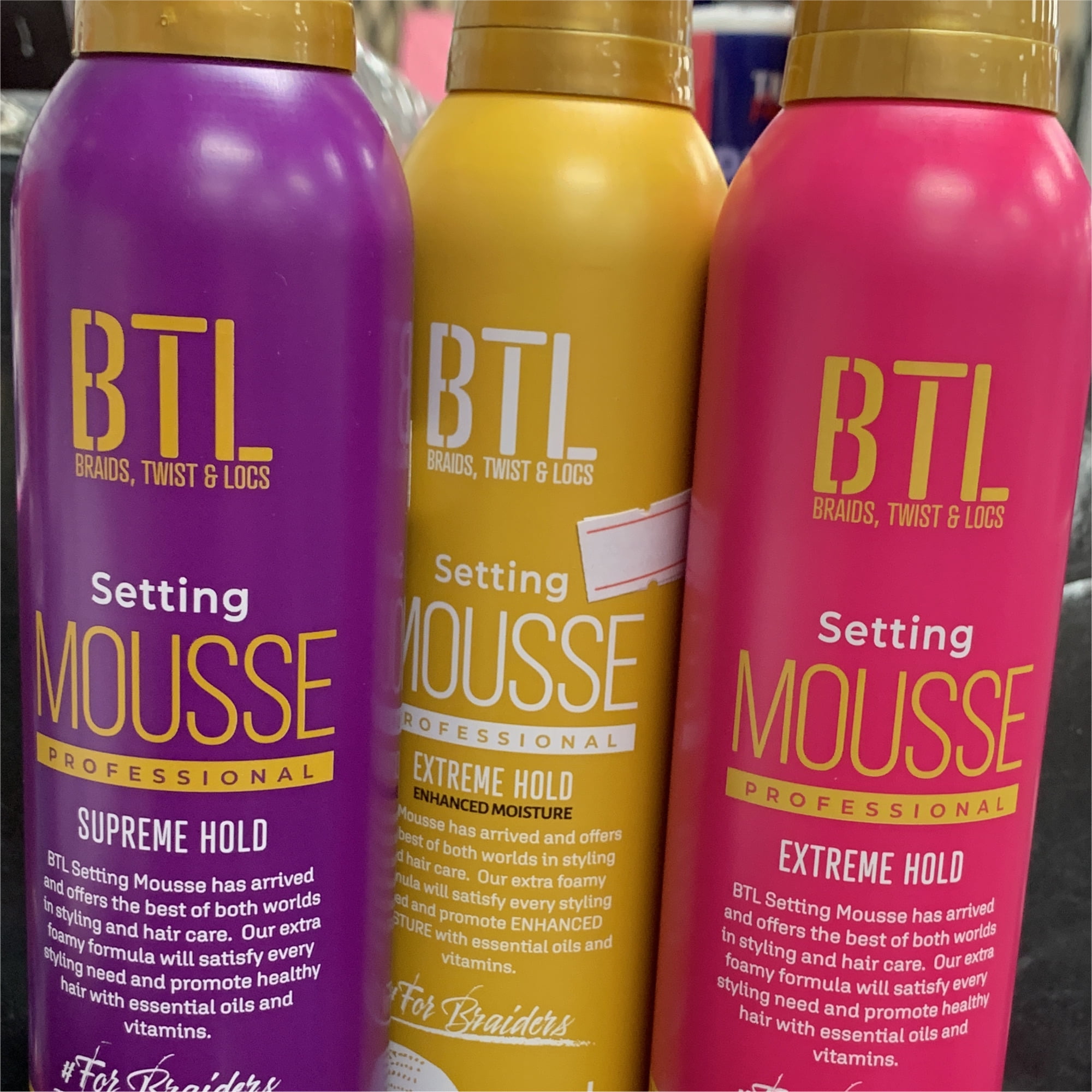 Btl Setting Mousse Extreme Hold - Extra Hold - Walmart.com
