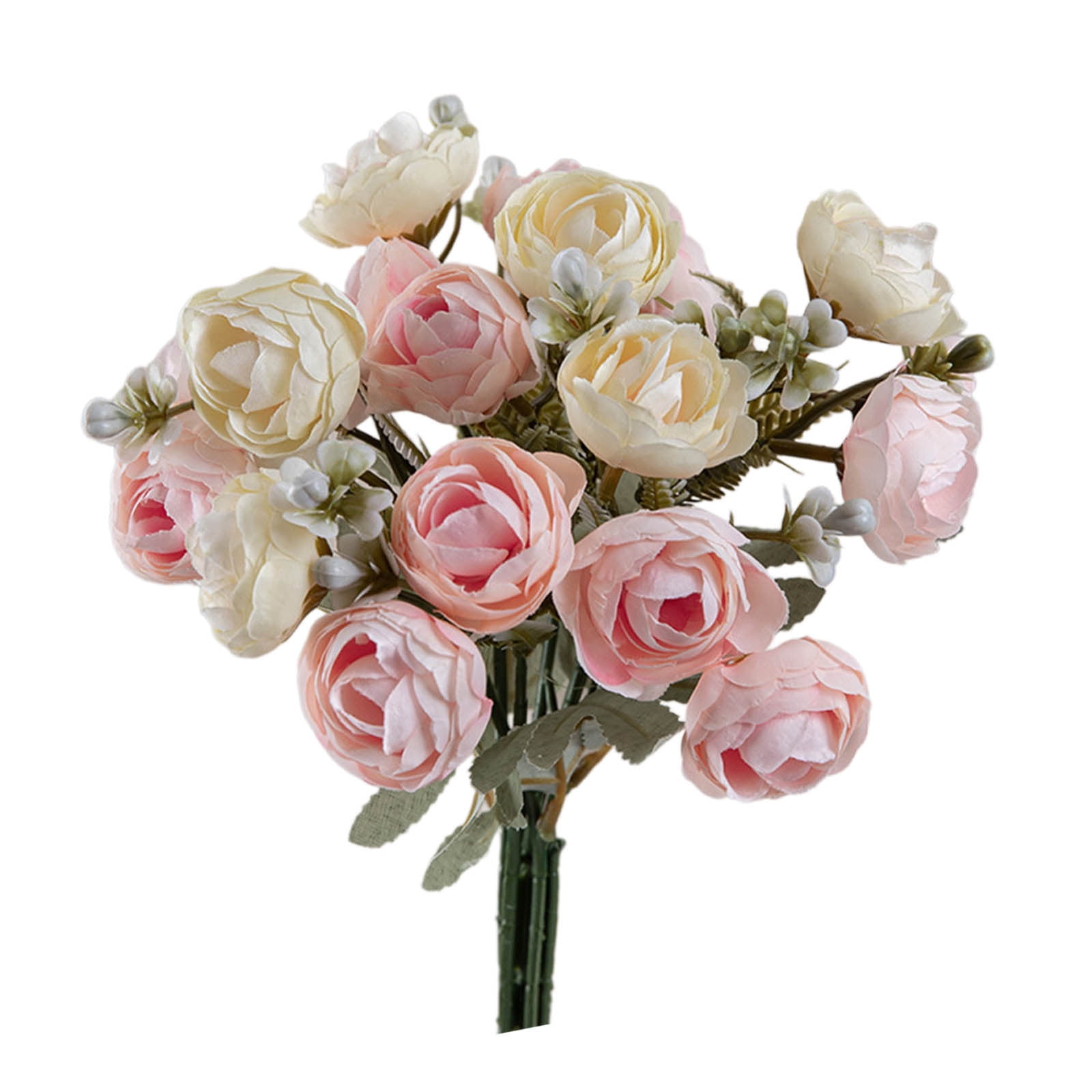 Btomtd 11.9" Artificial Imitation Flowers Collection, Handheld Wedding ...
