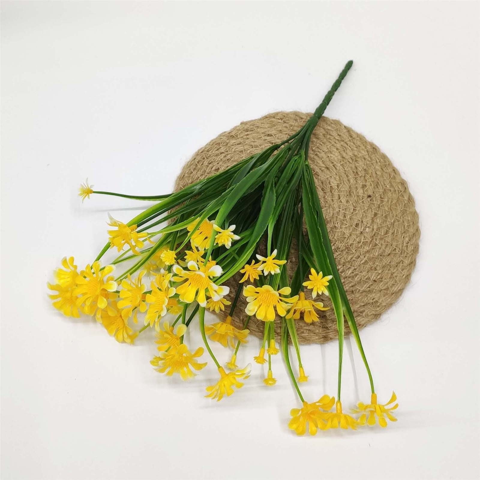 Btomtd 12.6" 8pcs Artificial Flowers Bundle, Simulation Daisies and ...