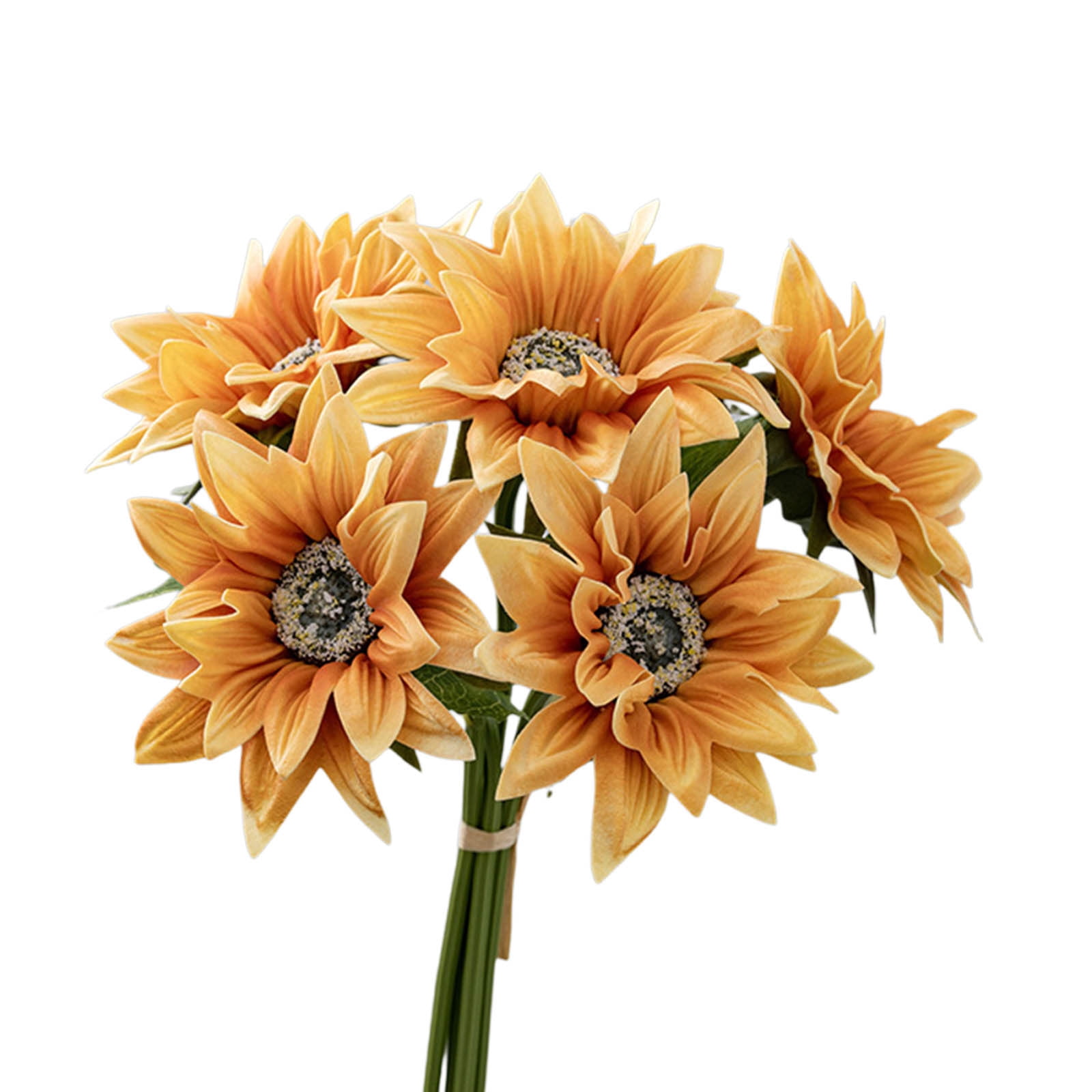 Btomtd 15" Elegant Artificial Flowers Bouquets, Fake Flowers for Home ...