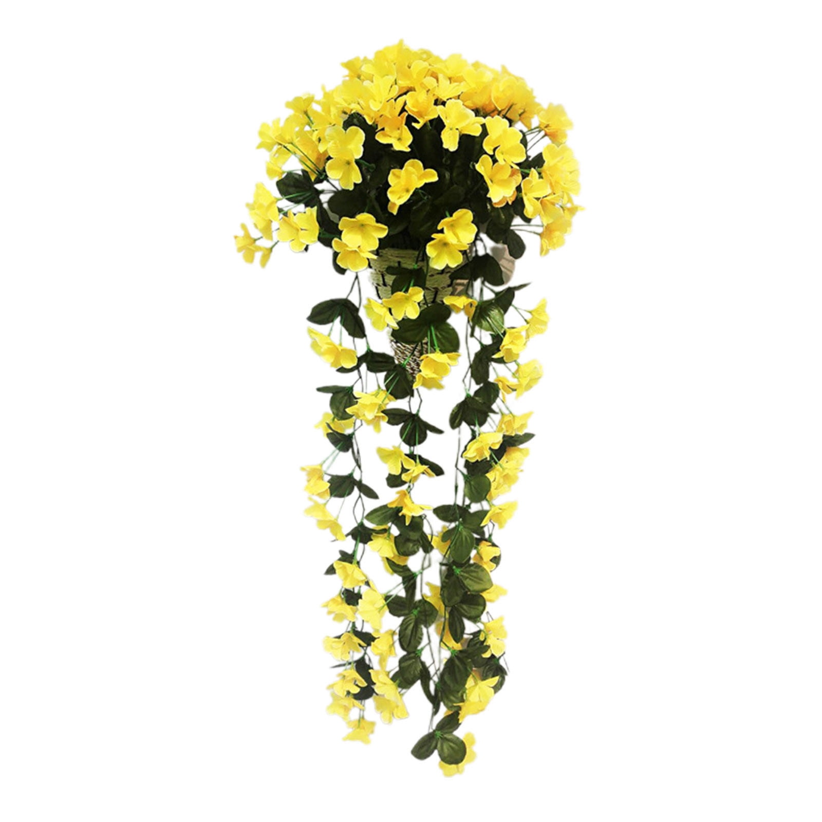 Btomtd 18" Artificial Chlorophytum Bouquet, Garden Fence Hanging ...