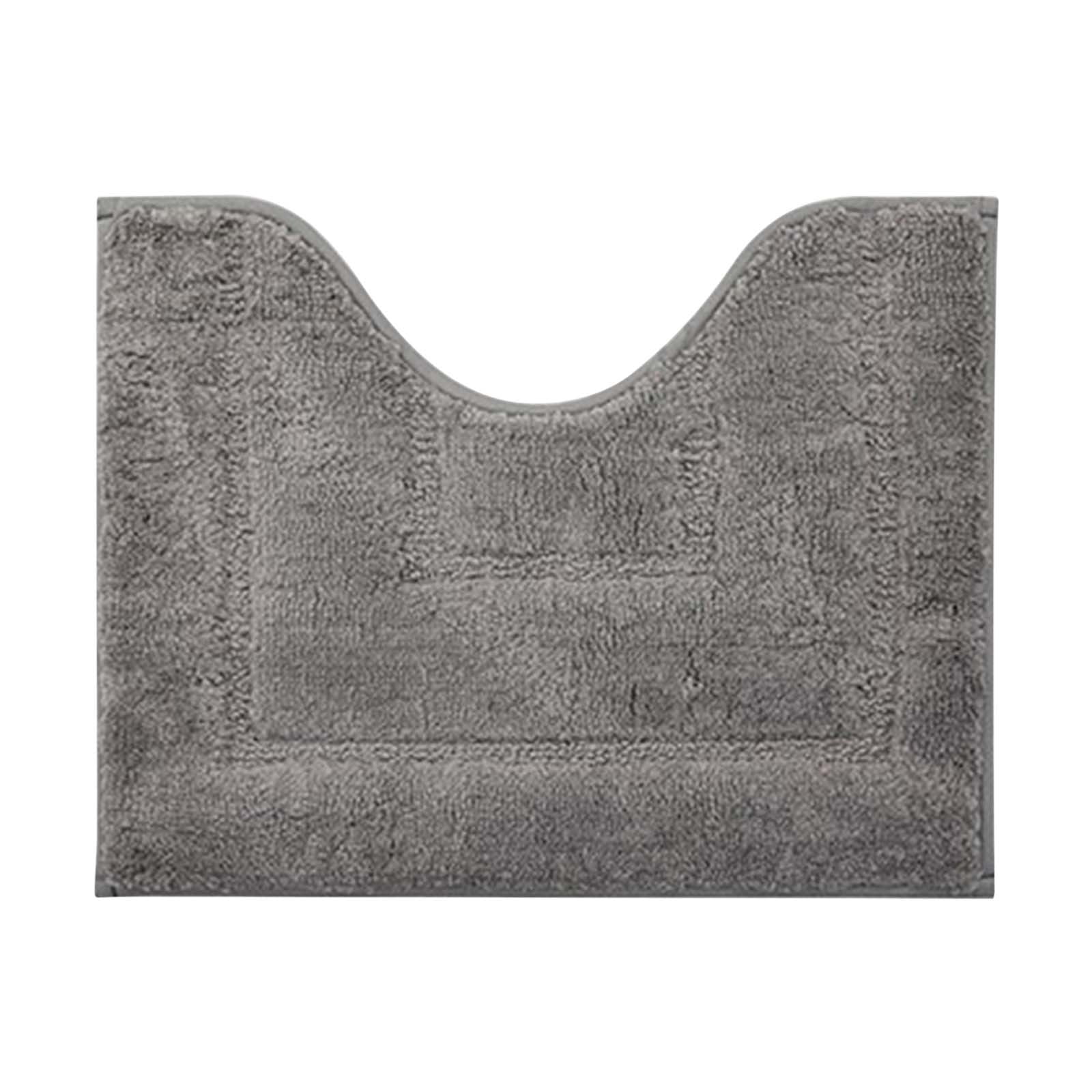 Btomtd 20"x16" U-Shaped Bathroom Floor Mat for Toilet Base, Thickened ...