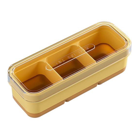 Btomtd 3-Cell Mini Ice Cube Molds with Soft Base Household Ice Cube ...
