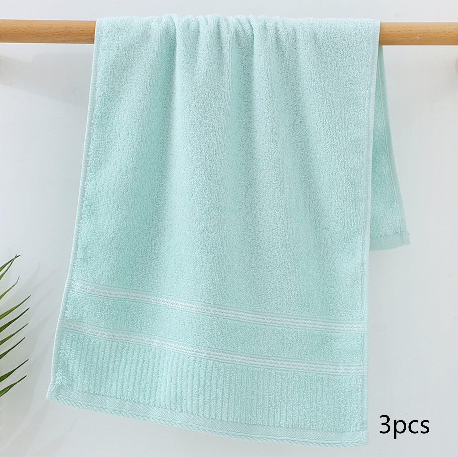 Btomtd 3-Pack Absorbent Dry Face Cotton Towels Set, Soft Washcloth for ...