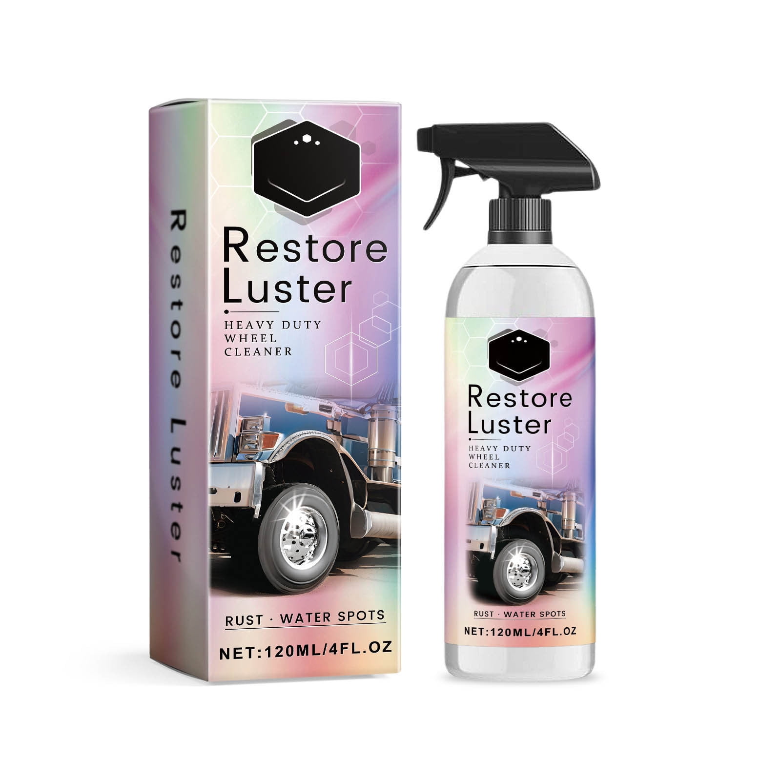 Btomtd 4oz Heavy Duty Wheel Cleaner All Purpose Cleaner Foam Detergent ...