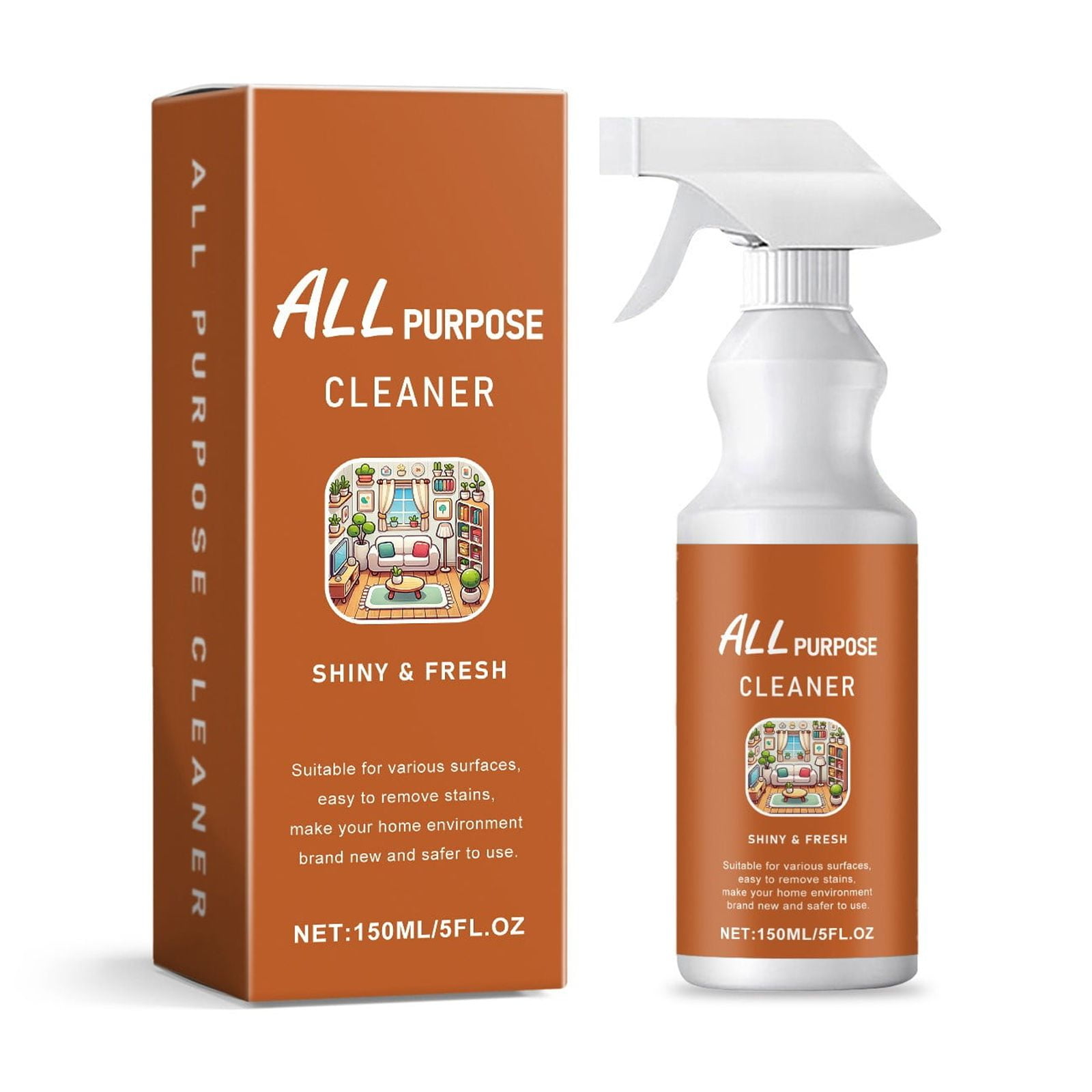 Btomtd 5oz Multi Purpose Cleaner All Purpose Cleaner for Whole House ...