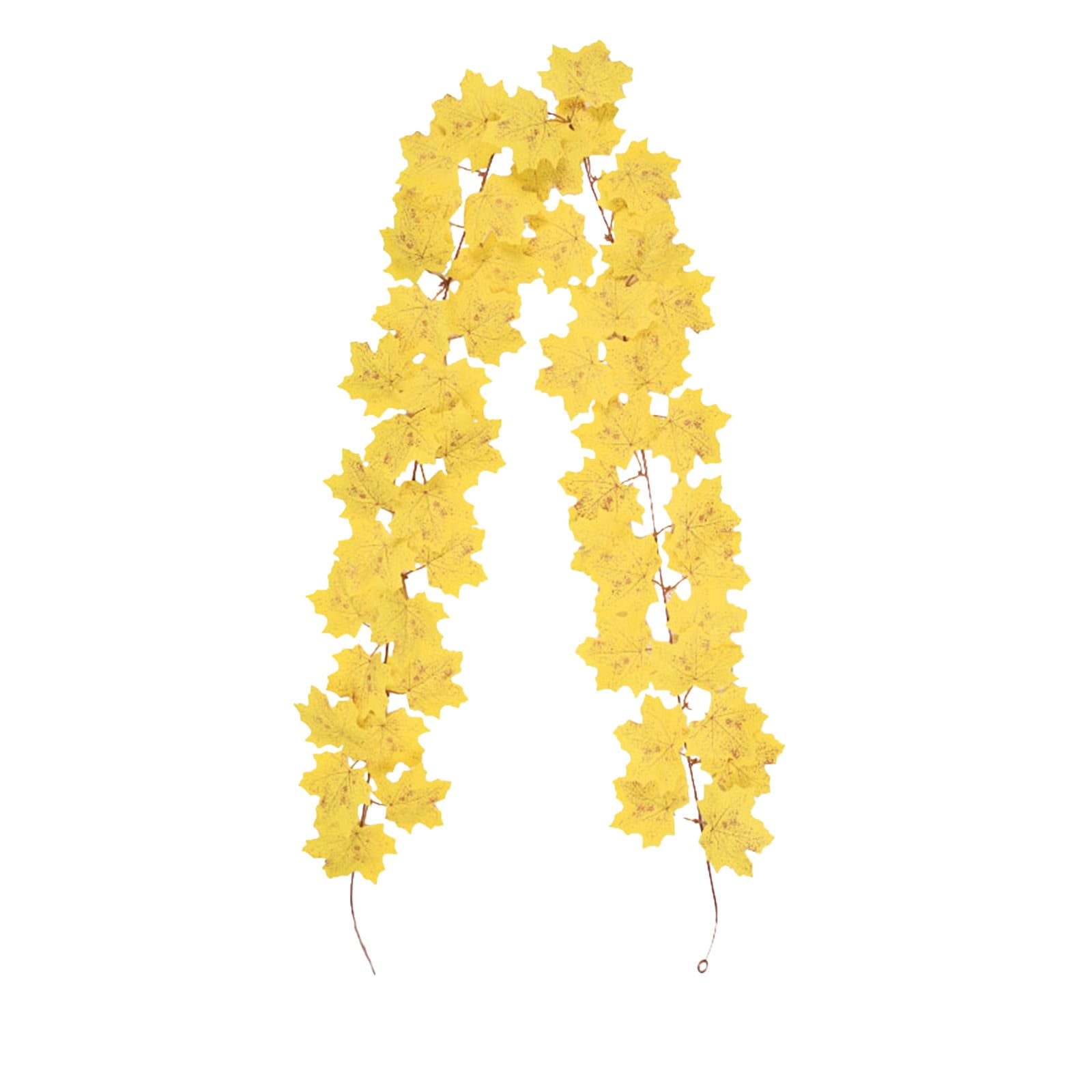 Btomtd 6.6ft Fall Garland with Simulation Maple Leaf and Rattan ...