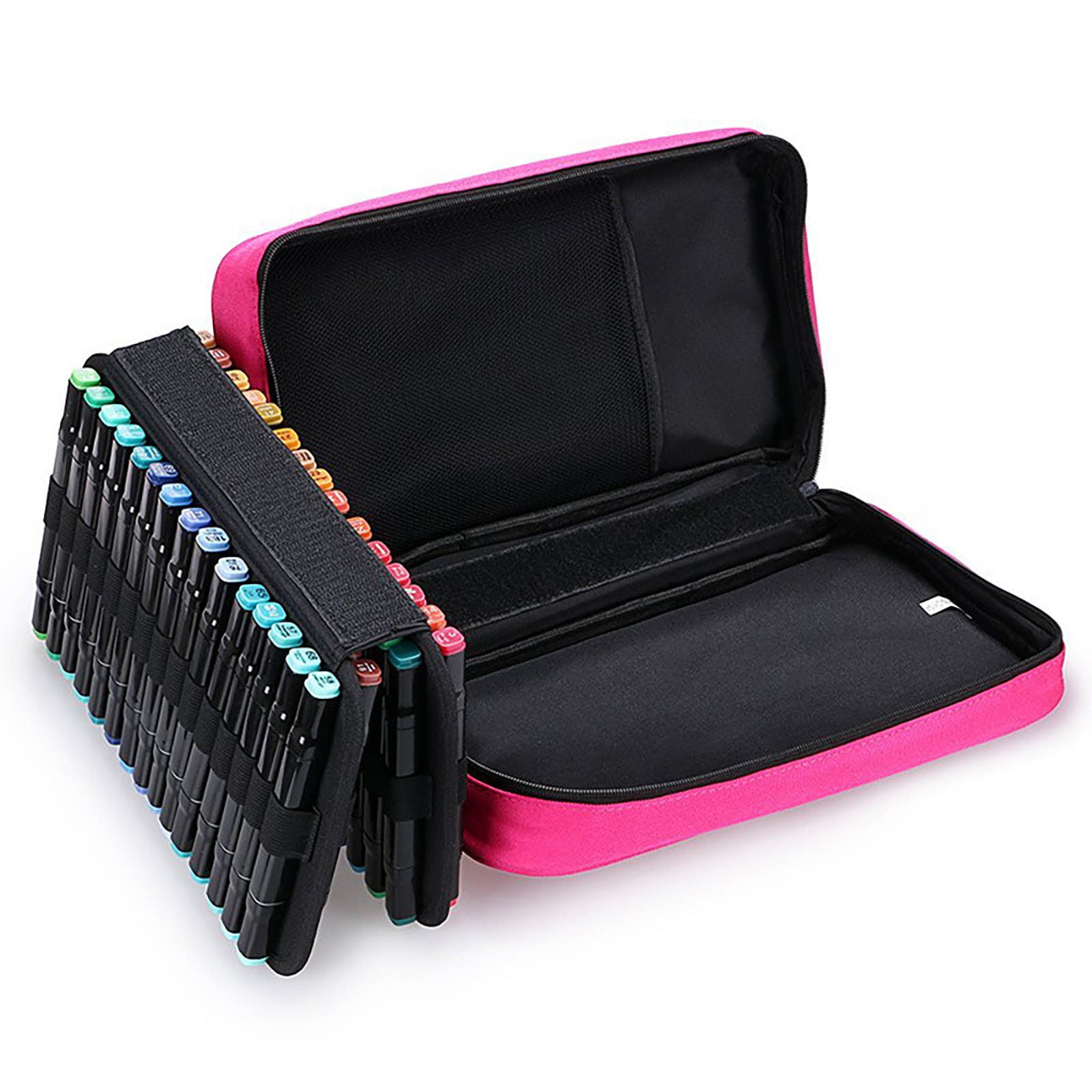 Btomtd 60 Slots Marker Organizer Case Large Marker Case For 60 Markers ...
