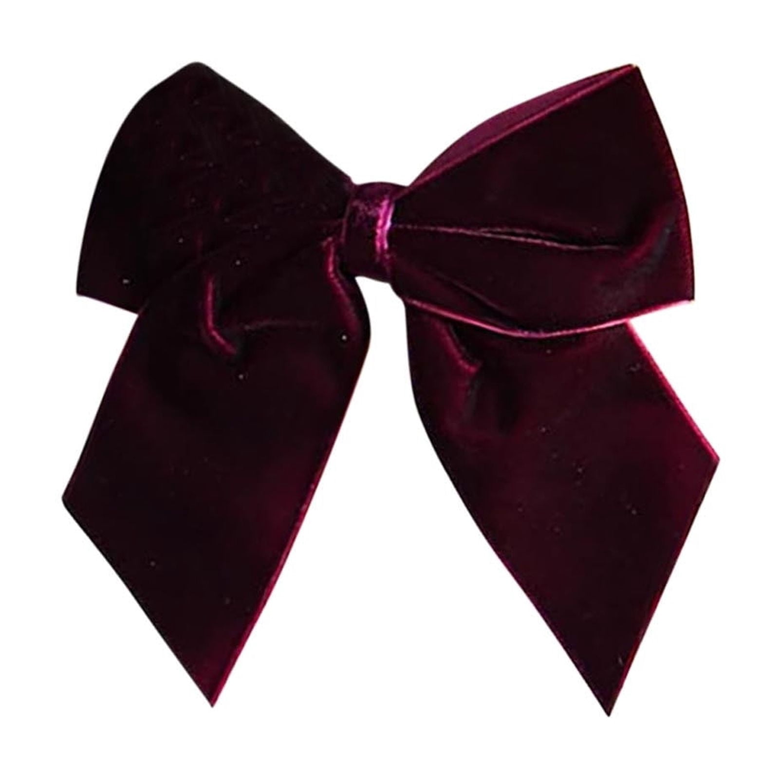 Btomtd 7.08"x5.11" 12pcs Velvet Bows for Christmas Tree Decoration and ...