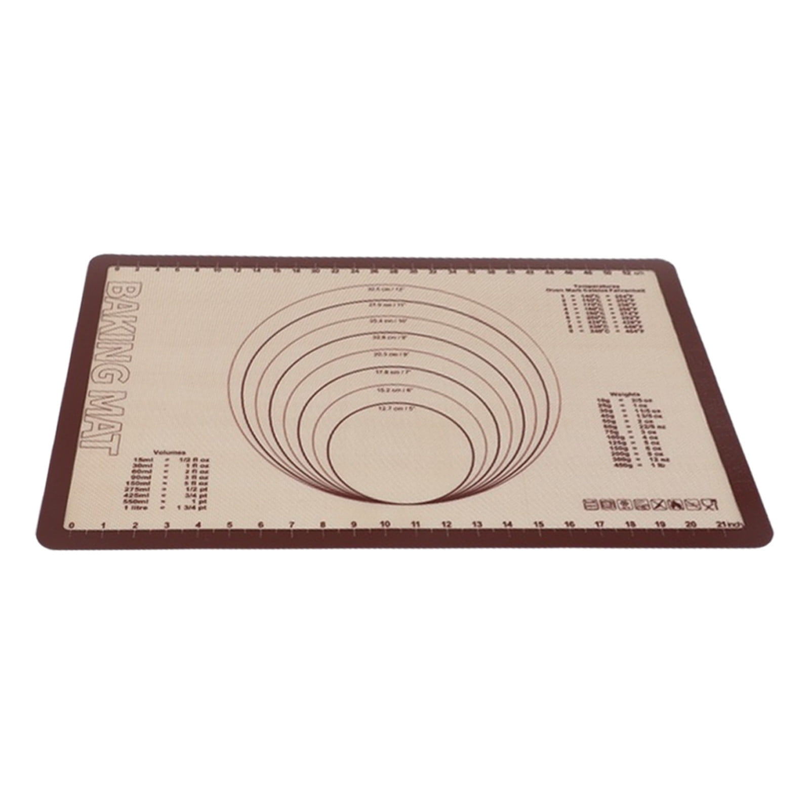 Btomtd Baking Mat Baking Mat Dough Rolling Mat Dough Mat Glass Fiber ...