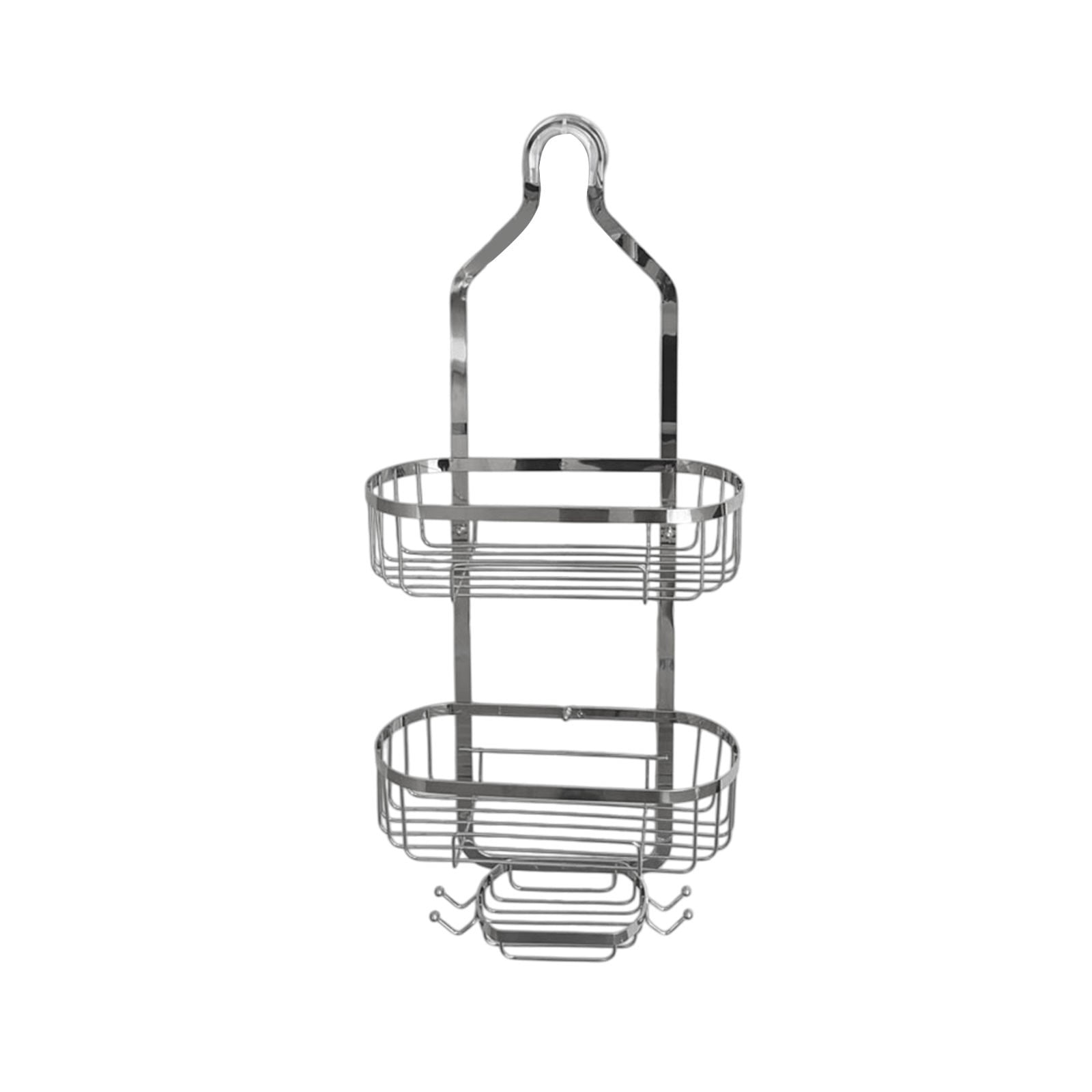 Btomtd Hanging 3 Tier Shower Organizing Rack Over Shower Head Storage ...