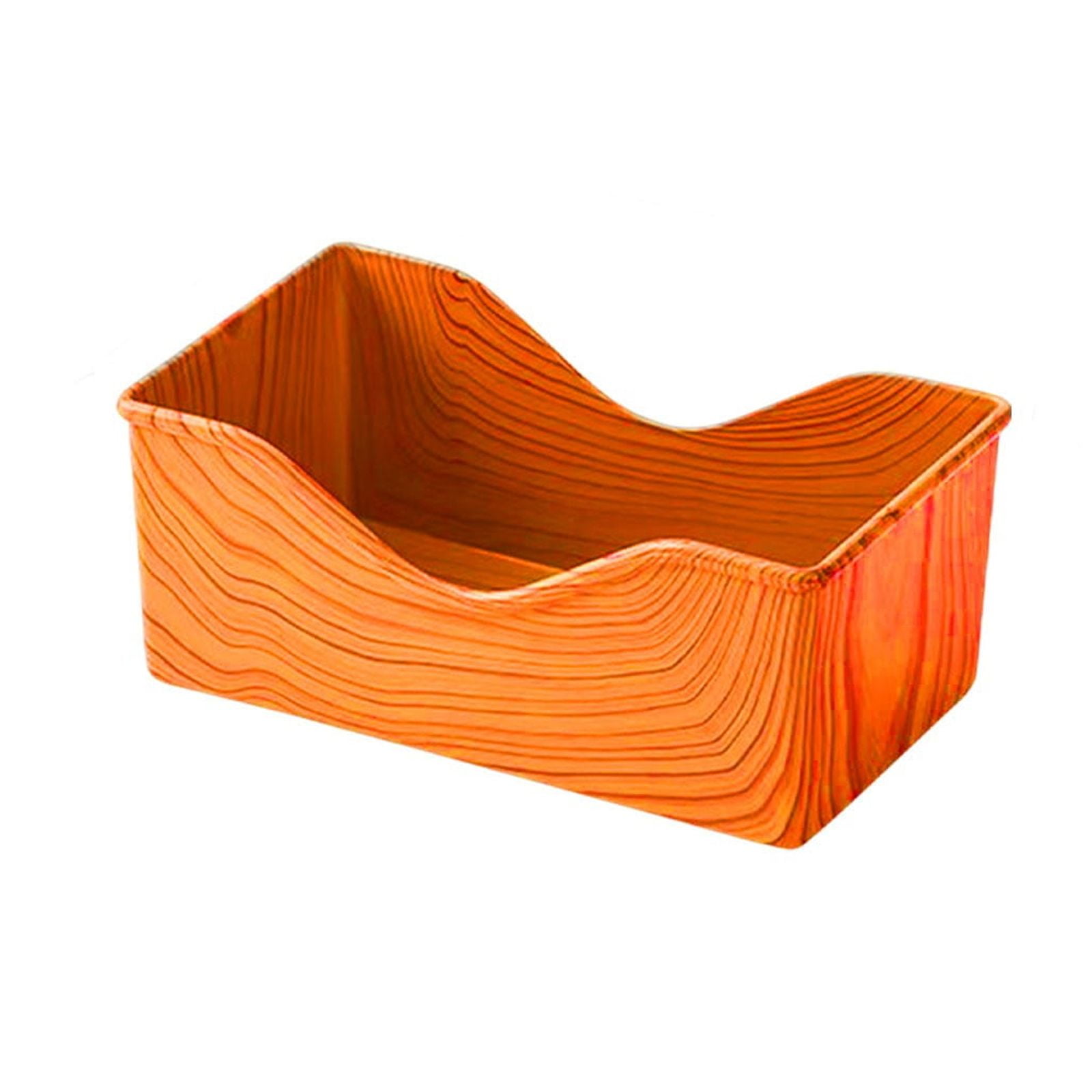 Btomtd Brown Wood Grain Cardboard Flat Plank for Heavy Duty Serving ...