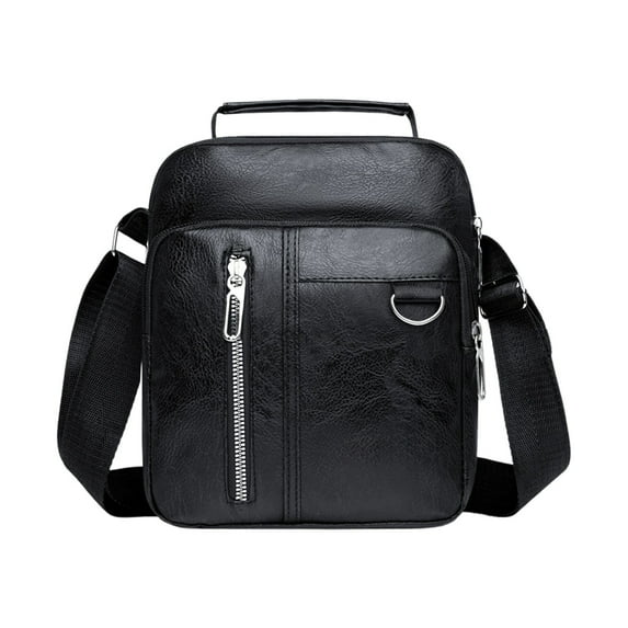 Btomtd Casual Shoulder Bag Made of Textured Leather, Adjustable ...
