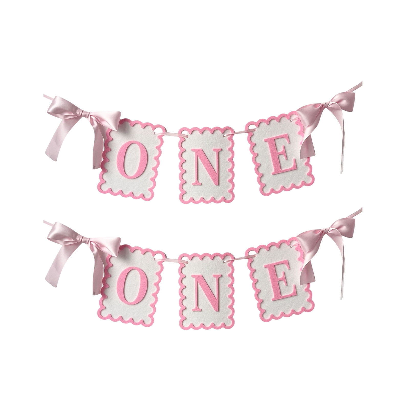 Btomtd Children's Banners Birthday Weekend Party Decoration ONE ...