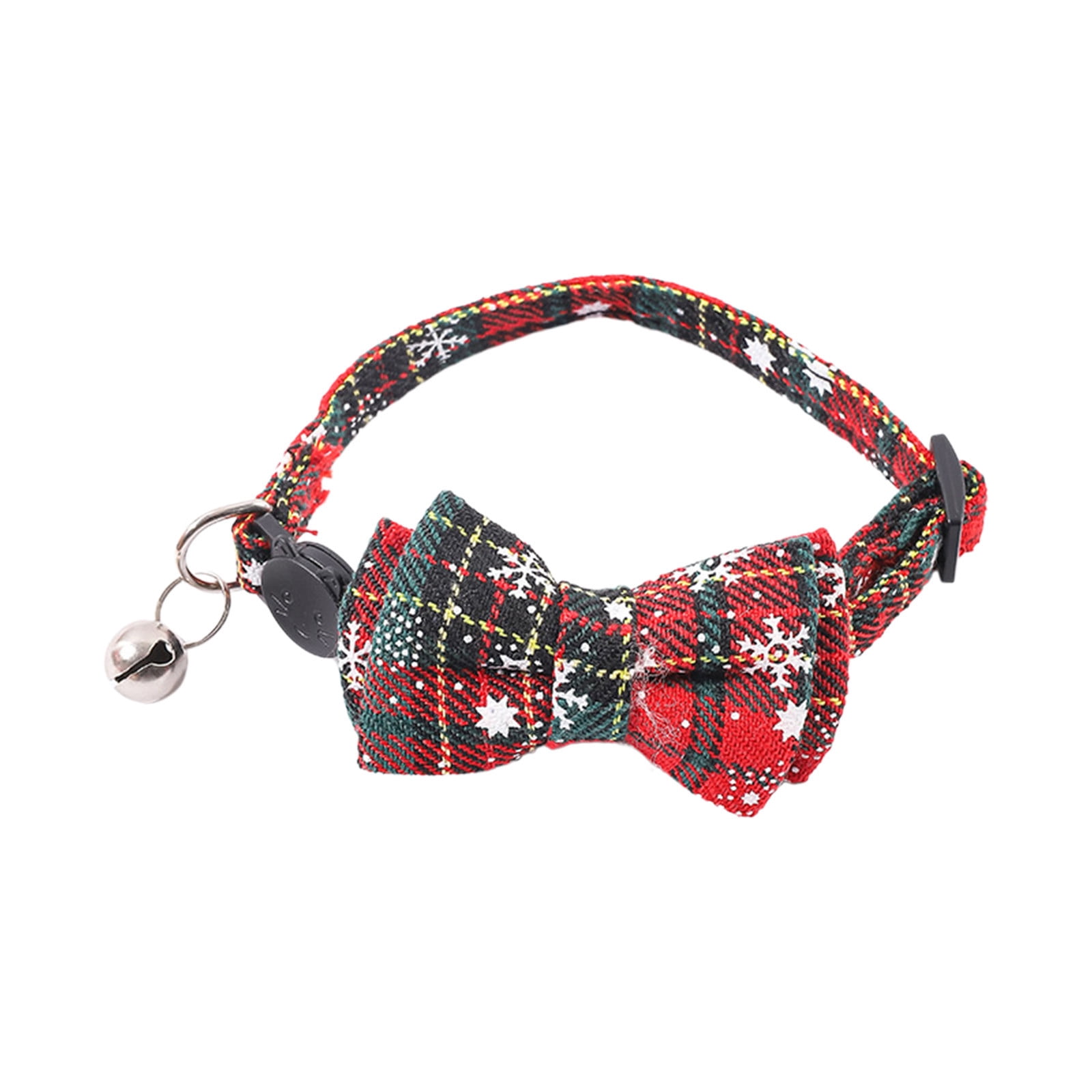 Btomtd Christmas Dog Collar with Bow Tie Ball Festive Winter Holiday ...
