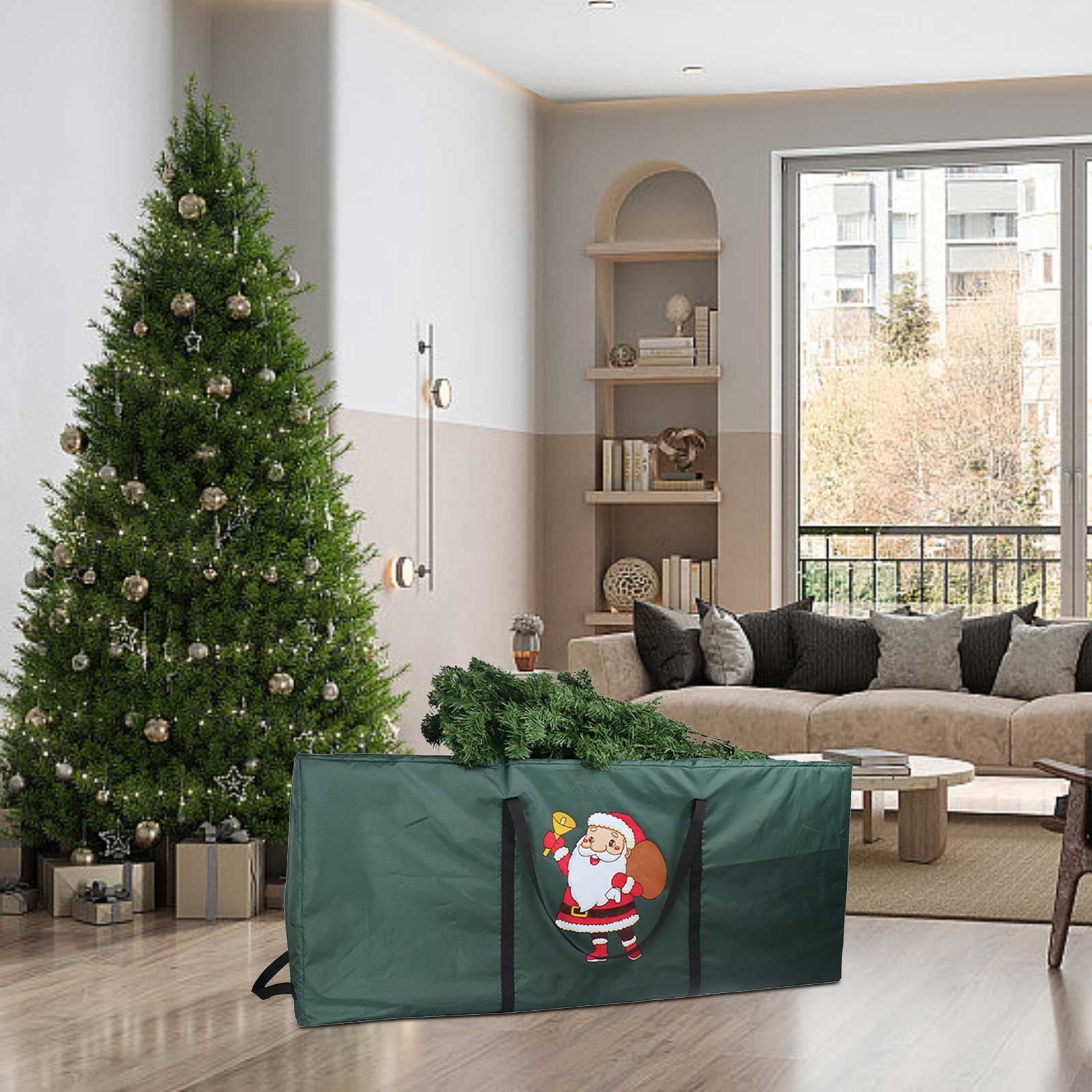 Btomtd,Christmas Tree Storage Bag,Storage Bins With Lids Christmas Tree ...