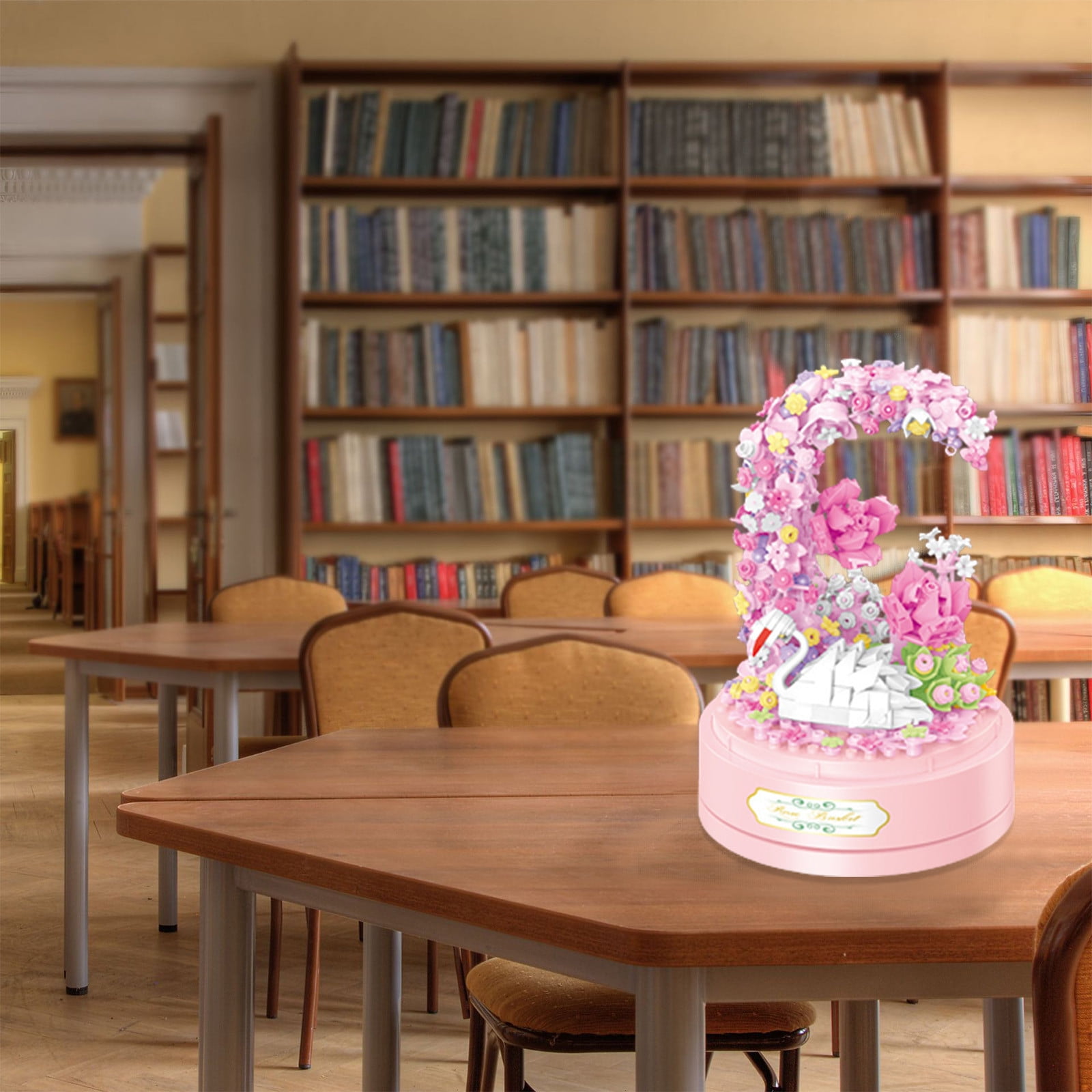 Btomtd Centerpiece Table Decorations Piano Flower Bouquet Building ...