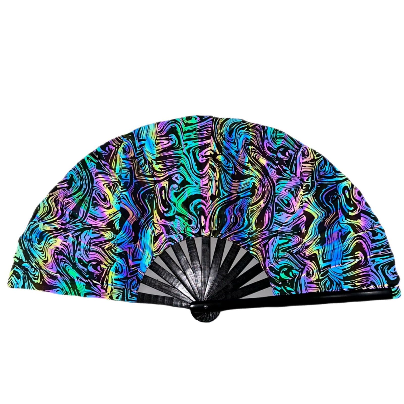 Btomtd Clearance,Desk Fan,Clap Fans for Line Dancing,Holographic ...