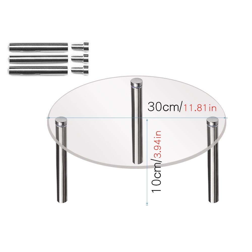 Btomtd Desk Organizer,Space Saving Hangers,Transparent Acrylic Cake ...