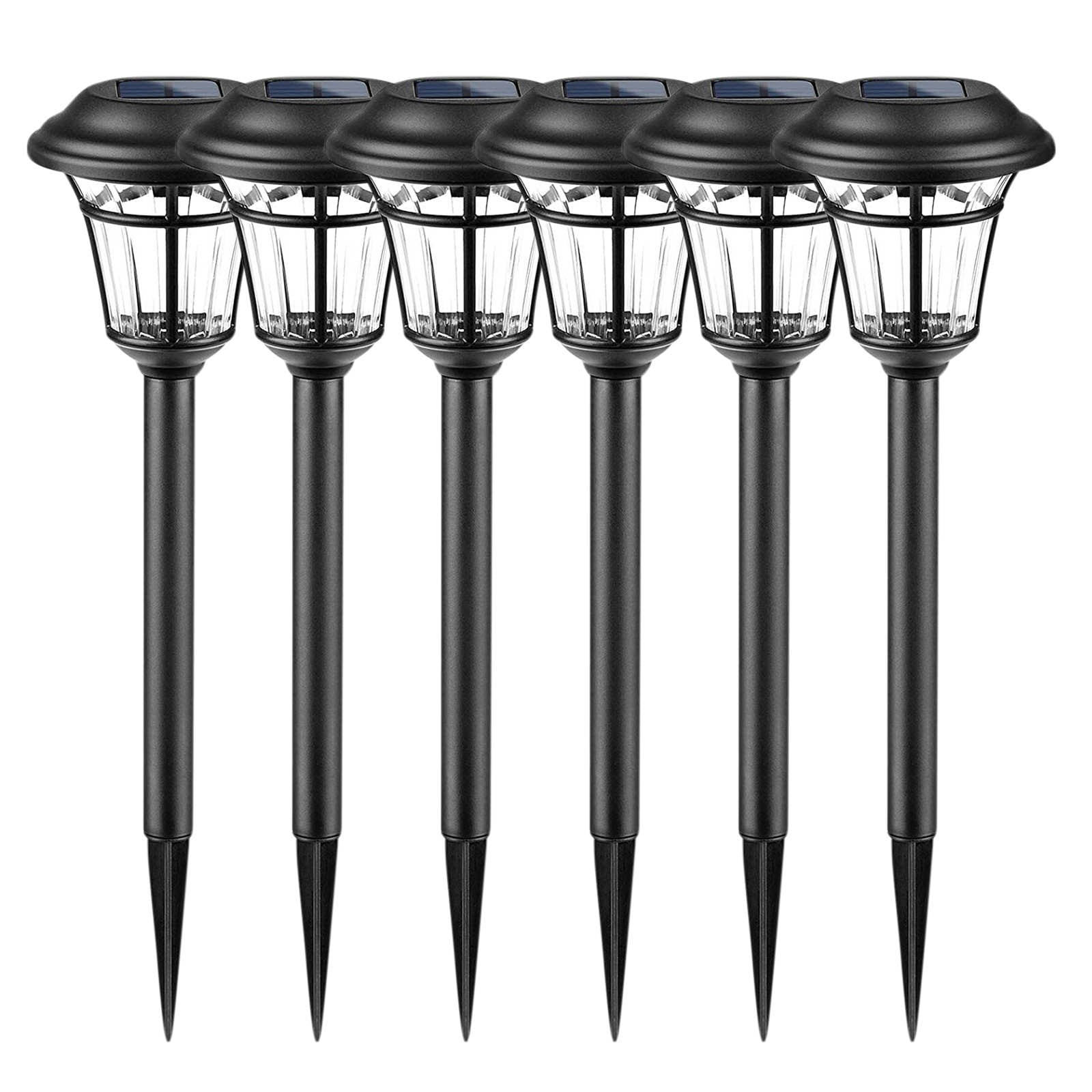 Btomtd Outdoor Lights For Patio,Solar Powered Outdoor Lights,6PCS ...