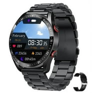 iTime Smartwatch with Bluetooth and Fitness Monitor, Black - Walmart.com