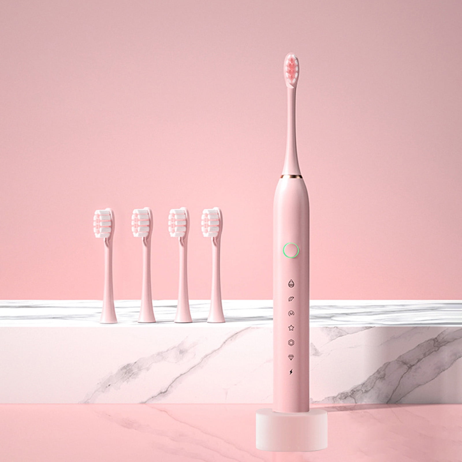 Btomtd Clearnce,Electric Toothbrush,Travel Toothbrush,4 Brush Head, 6 ...