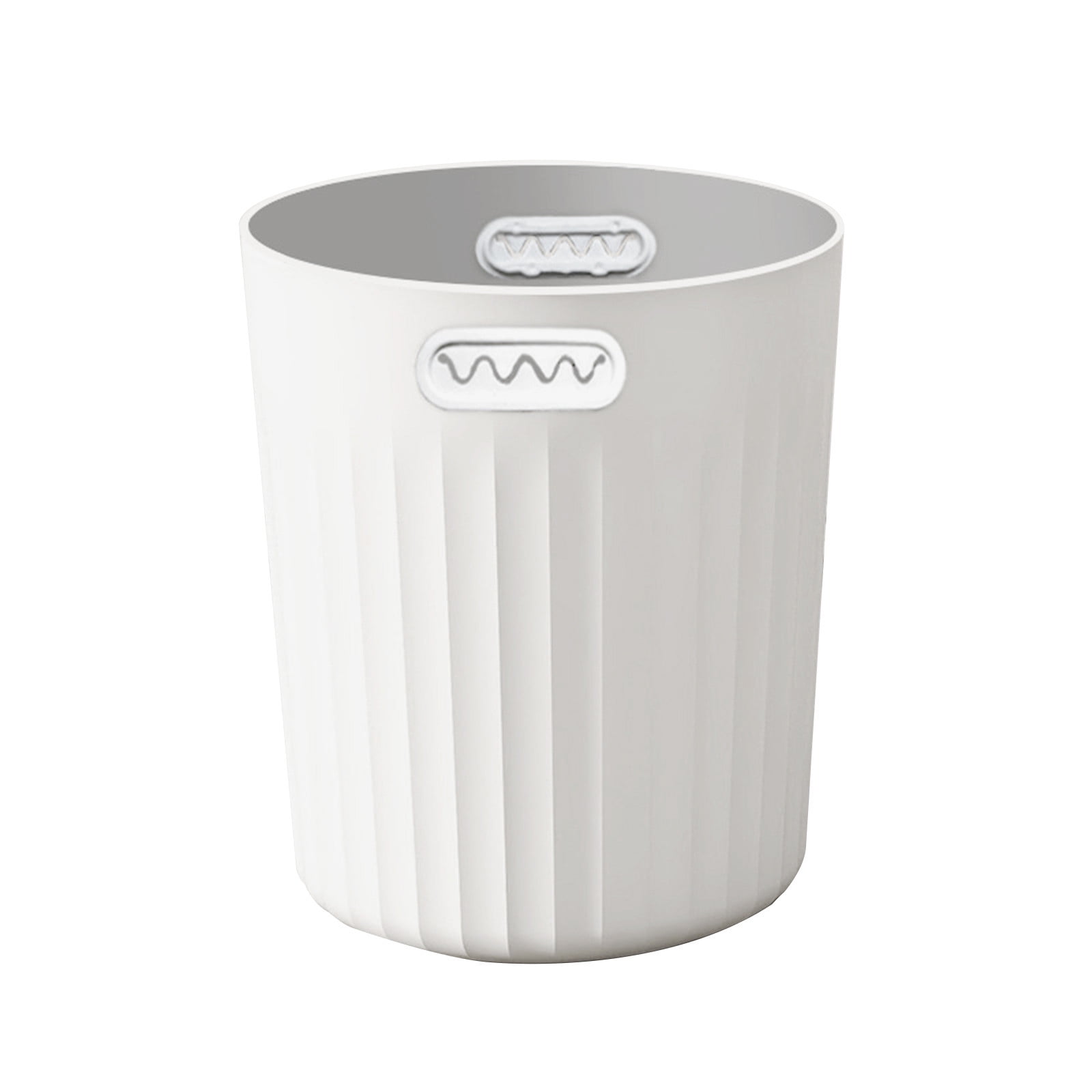 Btomtd Convenient Lidless Kitchen Trash Can Hollow Plastic Garbage Bin ...