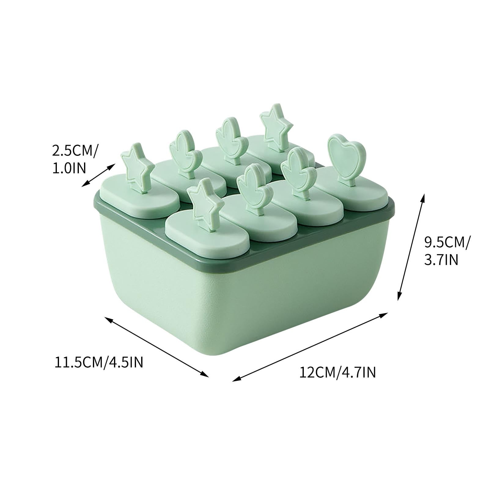 Btomtd Creative Large Capacity 8 Popsicles Baby Popsicle Making Tool Reusable Popsicle Making ...