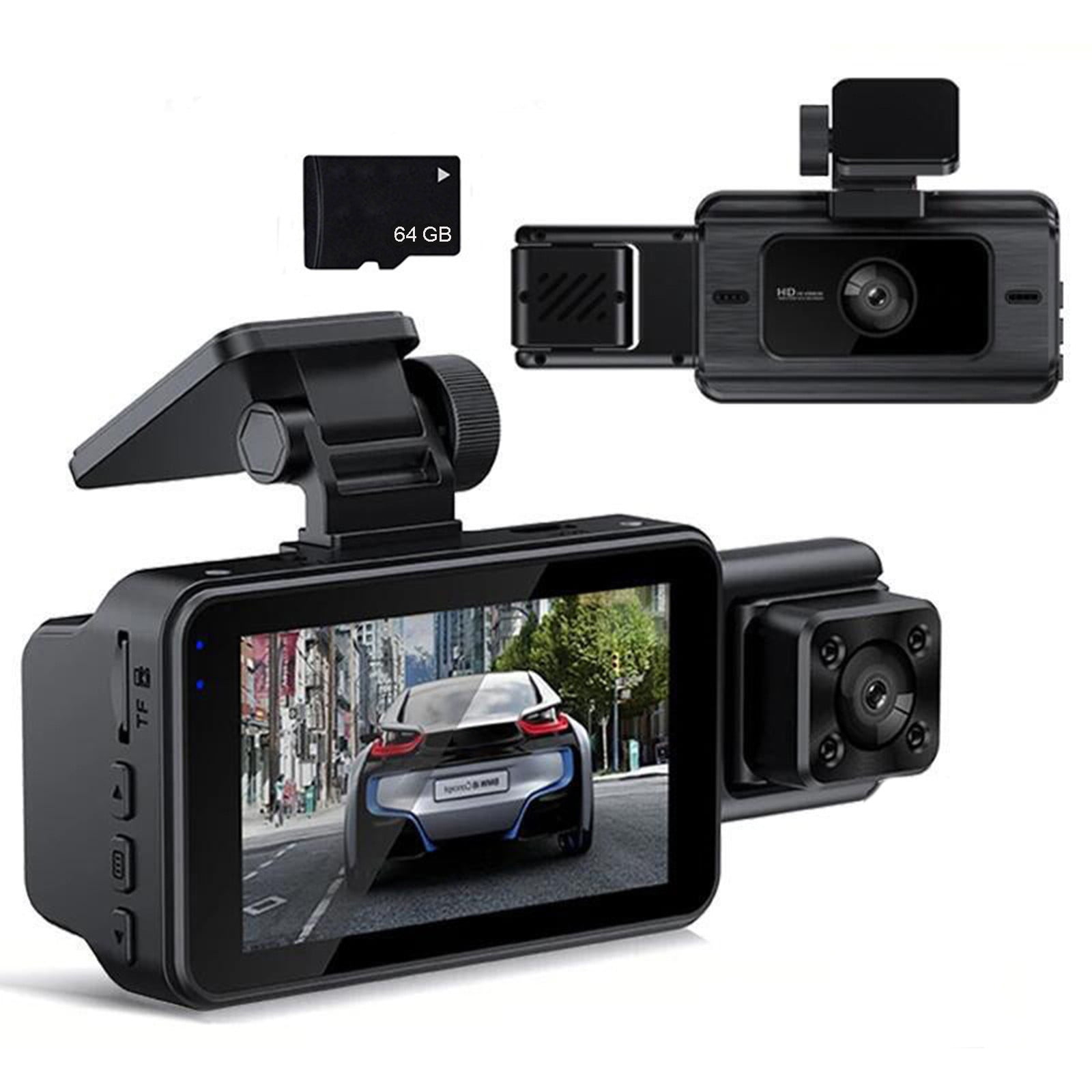 Btomtd Dashcam Front And Rear Camera, Lens Dash Cam Front And Inside ...