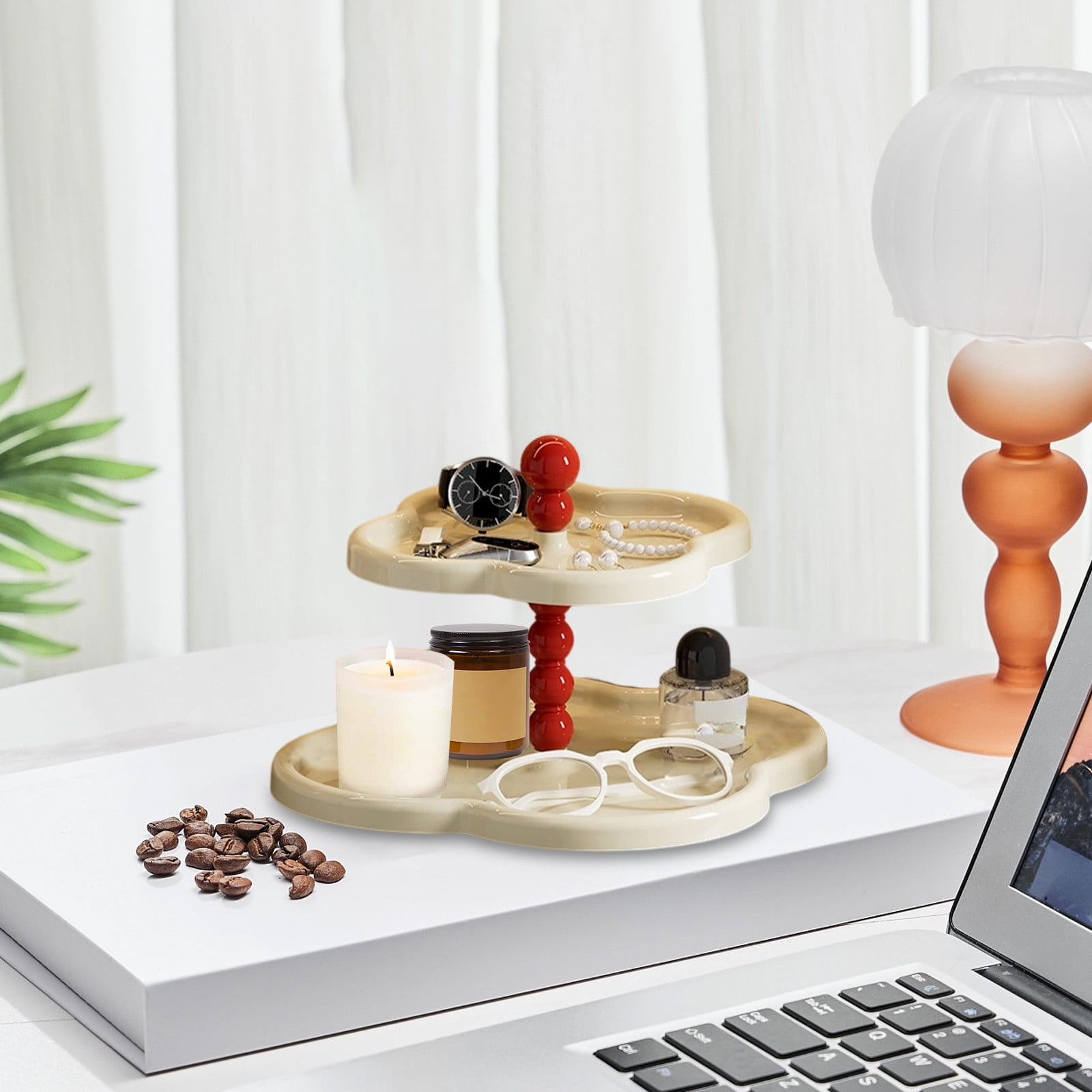 Btomtd Entryway Key Holder and Organizer Rack, Plastic Storage Shelf ...