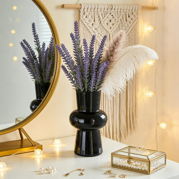 Btomtd European Style Lantern Vase, Antique Look Floral Vases for ...