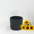 Btomtd Faux Tree Bark Plastic Planter, Indoor and Outdoor Plant Pots ...