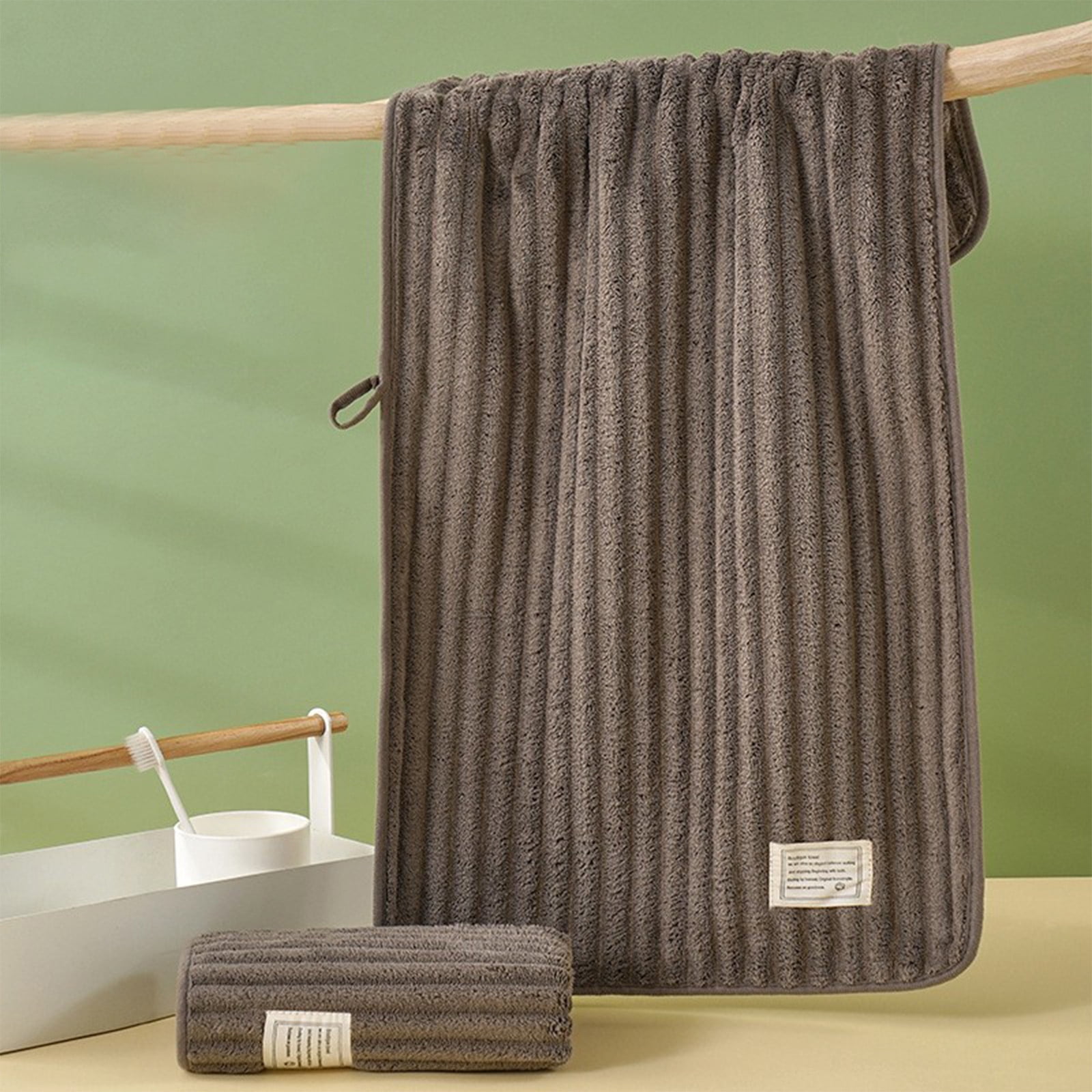 Btomtd Fleece Face Towels for Adults, Soft and Absorbent Washcloth for ...